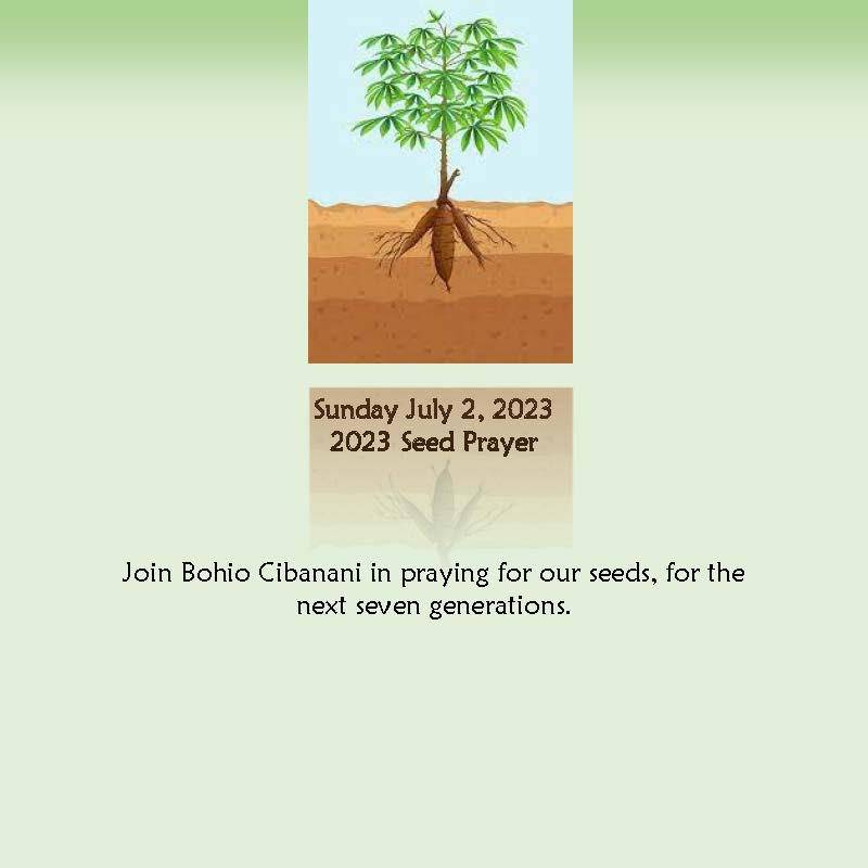 Seed Prayer – Bohio Cibanani